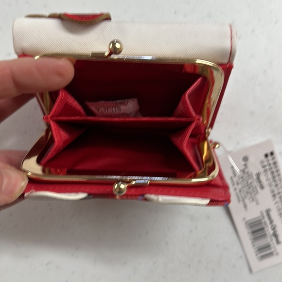 Sanrio | Bags | Sanrio Smiles Original Hello Kitty Red Plaid Wallet ...